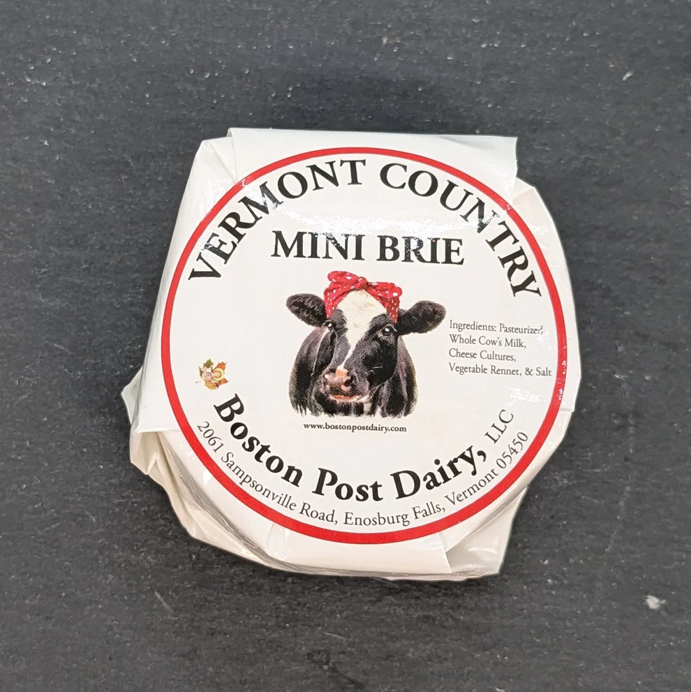 Vermont Country Mini Brie/Boston Post Dairy ⋆ South Royalton Market